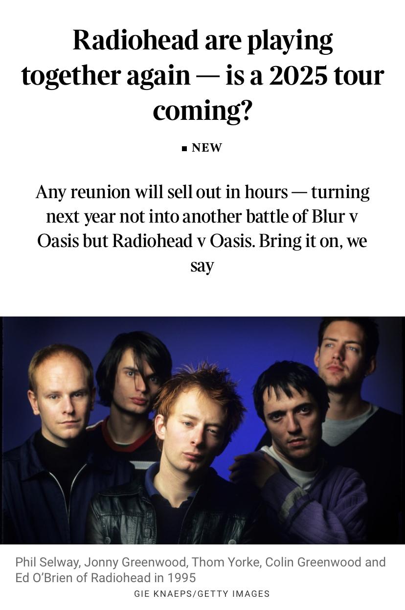 Unveiling Radiohead Tour Dates 2025: Where to Catch Them Live!